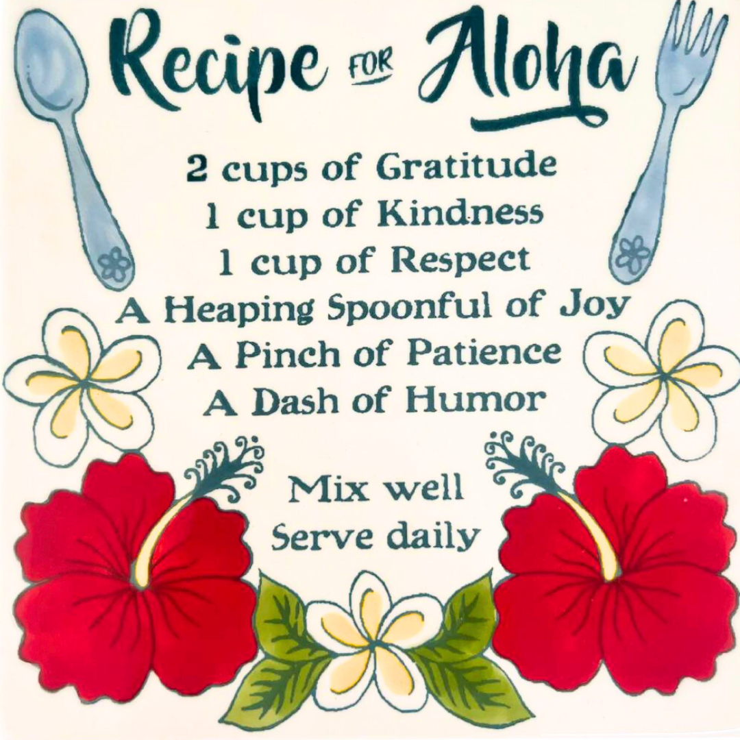 Recipe for Aloha Tile 6" – Banana Patch Studio