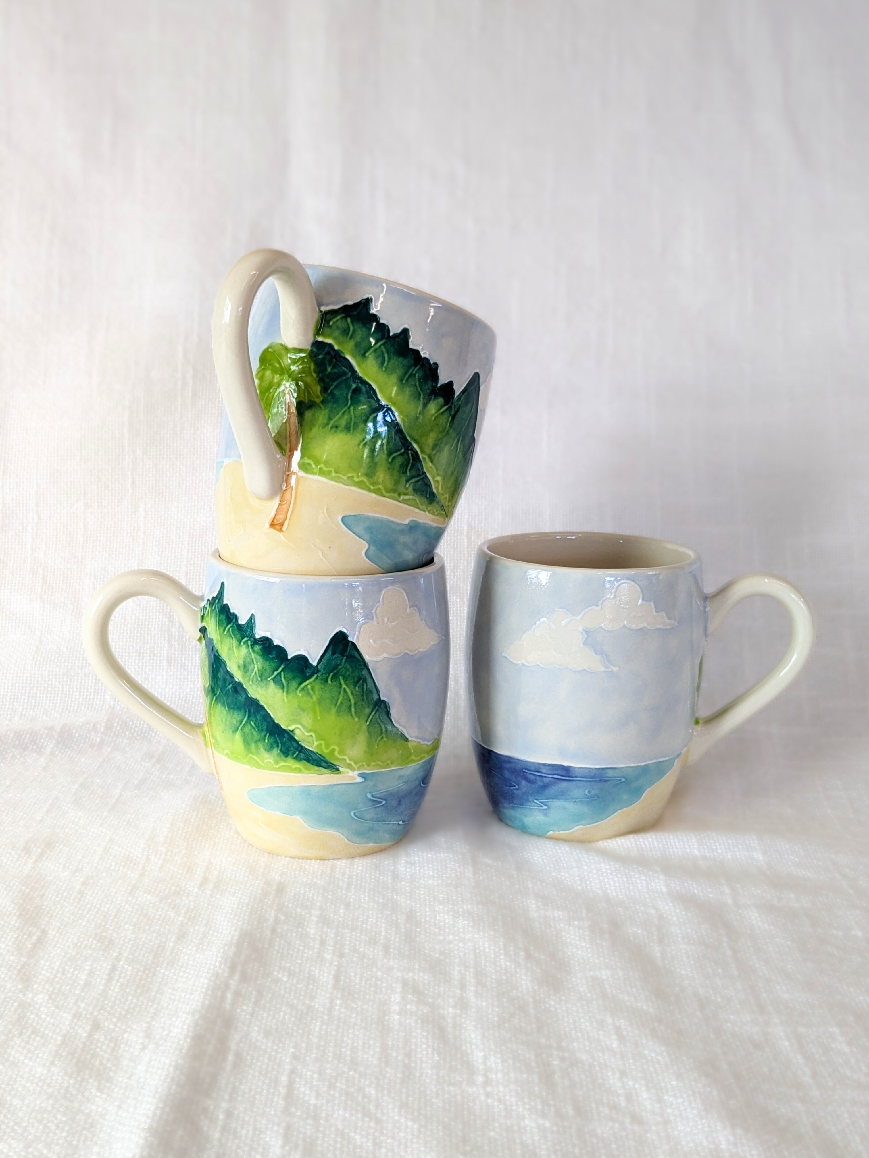 Barrel Mug Bali hai – Banana Patch Studio