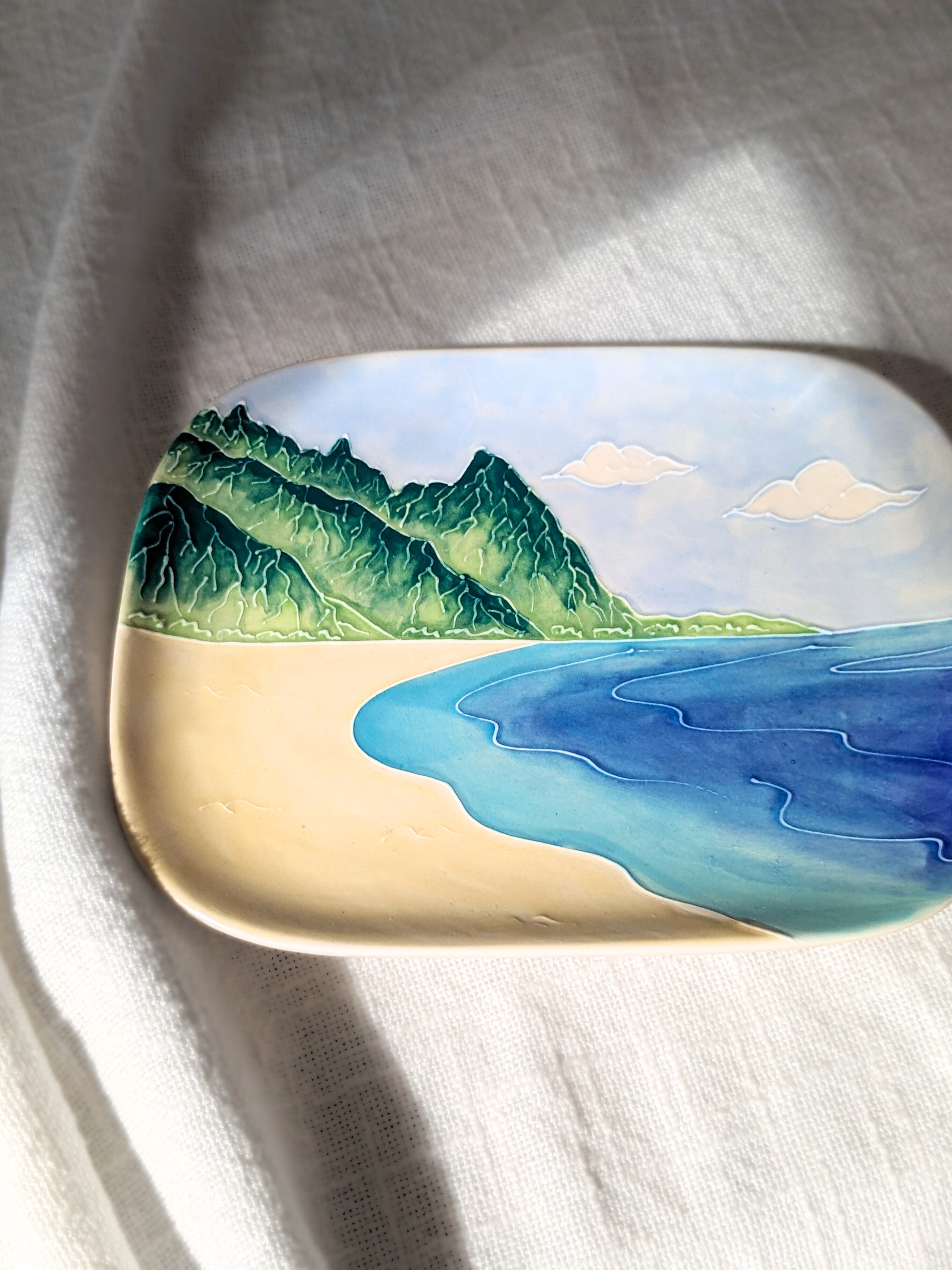Bali Hai Squircle Platter – Banana Patch Studio