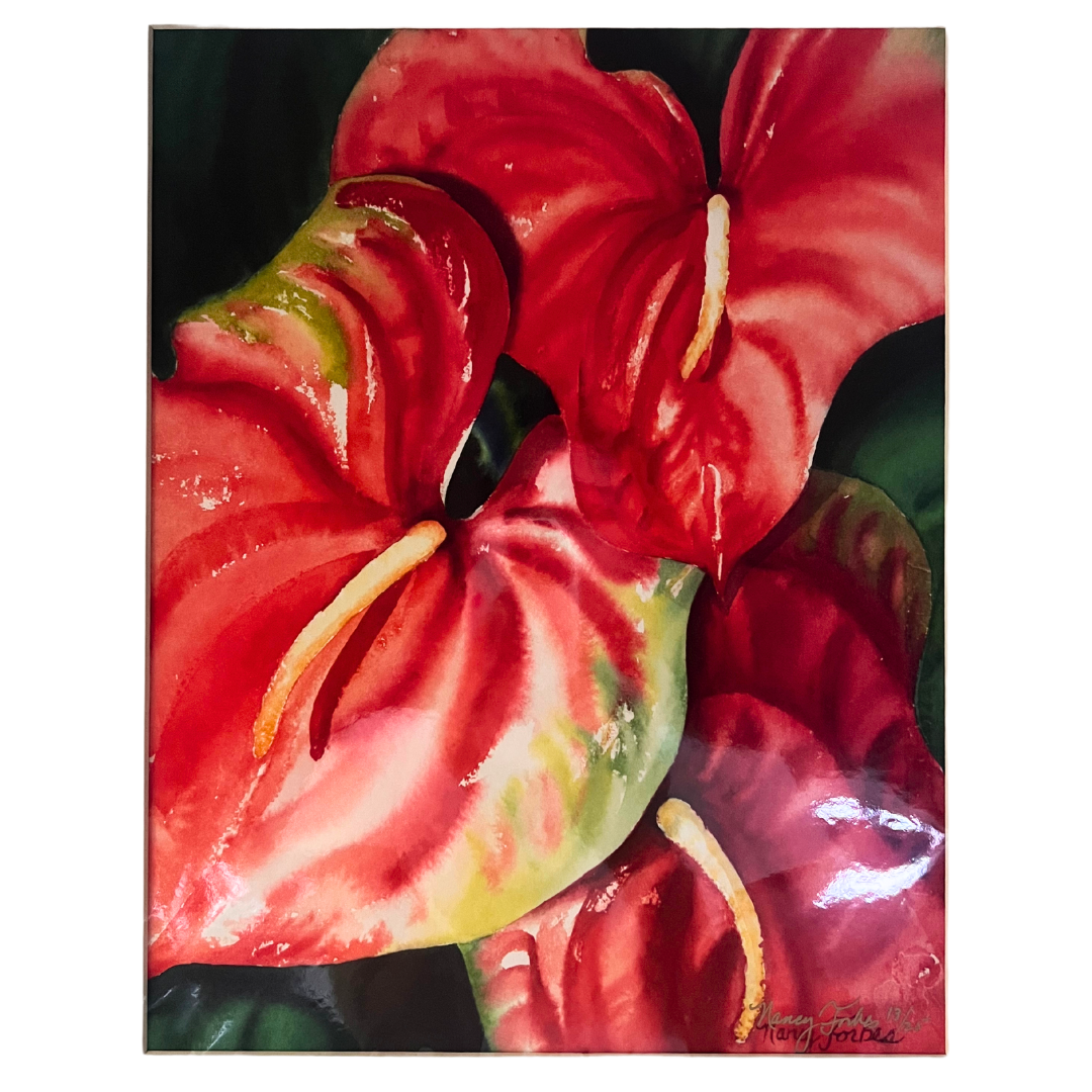 Red Anthurium (Giclée) – Banana Patch Studio