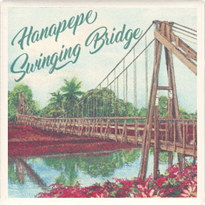 Swinging Bridge Coaster – Banana Patch Studio